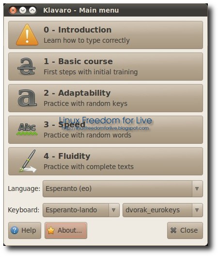 Klavaro 1.8.1 Tool per Migliorare a Scrivere con la Tastiera - Ubuntu ...